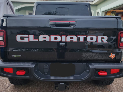 Gladiator Tailgate Emblem | Gladius Offroad