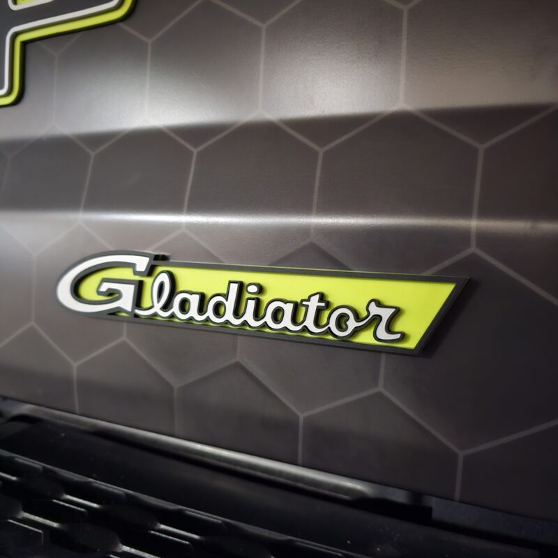Retro Gladiator Cursive Emblem - Gladius Offroad