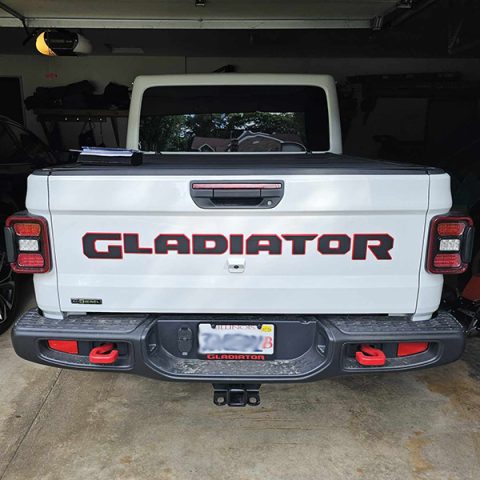 Jeep "Gladiator" Tailgate Emblem - Gladius Offroad