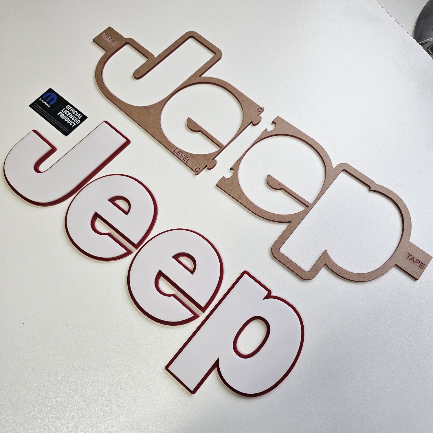 "Jeep" Gladiator Tailgate Emblem - Gladius Offroad