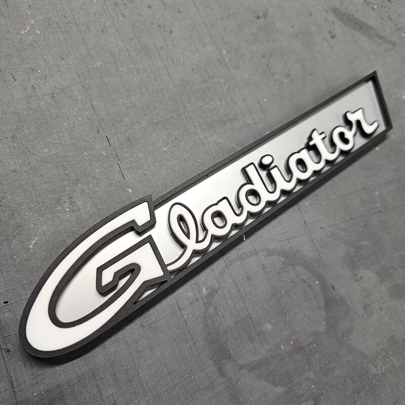 Retro Gladiator Cursive Emblem - Gladius Offroad