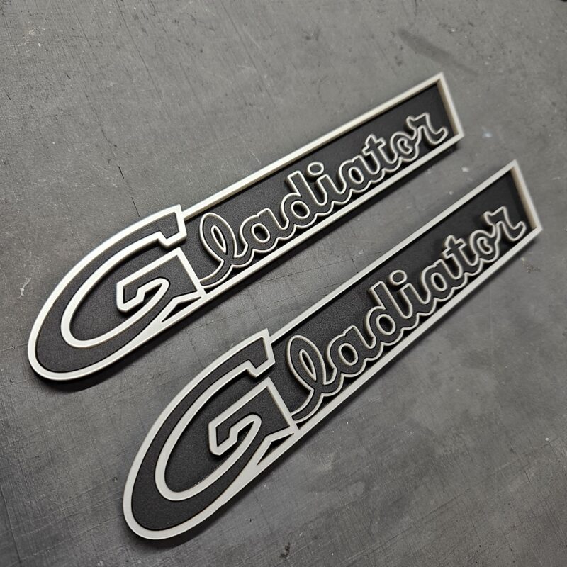 Retro Gladiator Cursive Emblem - Gladius Offroad